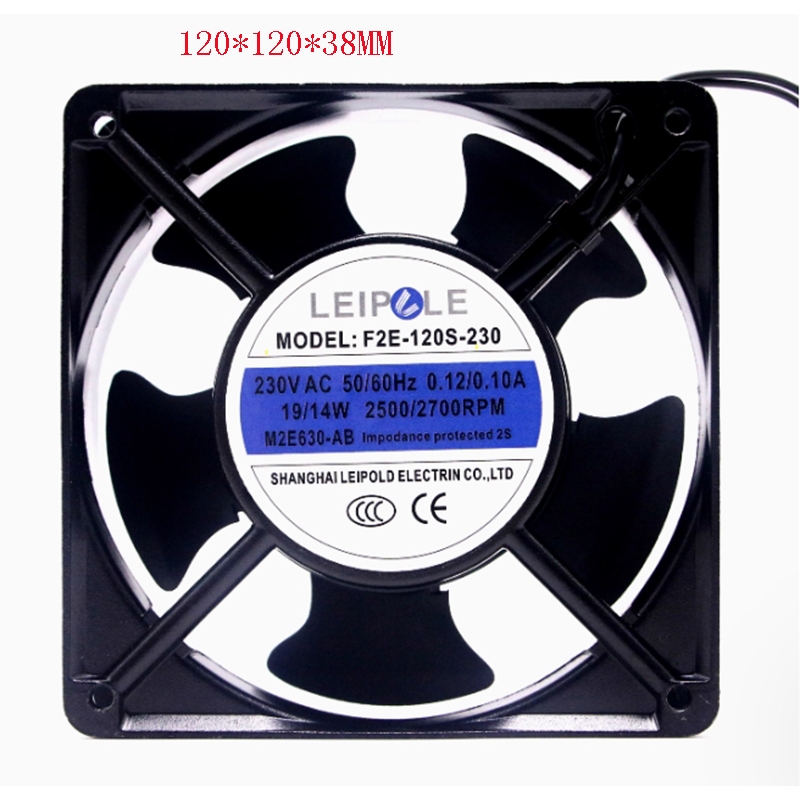 F2e-120s-230 Original Rapor Electric AC220V12038 Axial Cooling Fan 13.3cm Cabinet Fan | Shopee ...