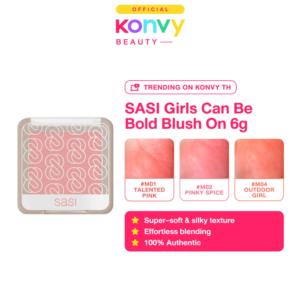 [Official] SASI Girls Can Be Bold Blush On 6g (Long-Lasting, Vibrant ...