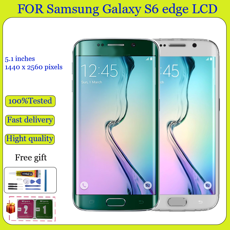 Original AMOLED For Samsung Galaxy S6 edge G925 LCD Display Touch ...