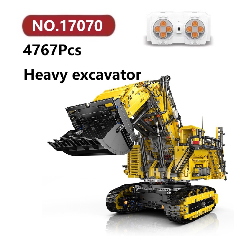 Heavy Excavator(Remote Control)Technic Building Blocks 4767 Pcs Mould ...
