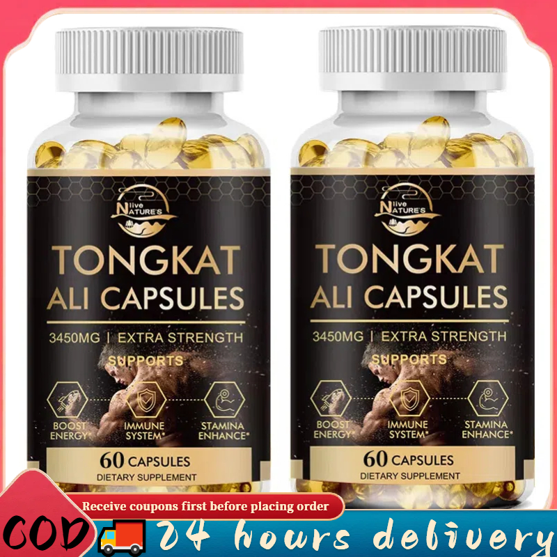 Tongkat Ali Capsules 3450mg Dietary Food Supplement 60 Capsules | Shopee Philippines