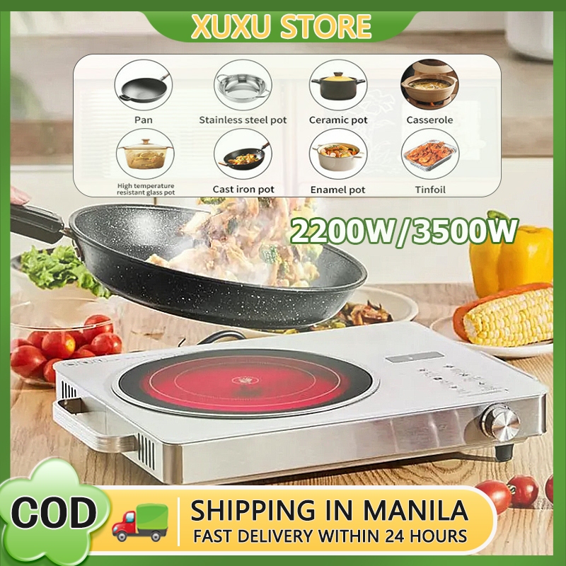 Electric Ceramic Stove Induction Cooker Water Proof Cooktop Countertop ...