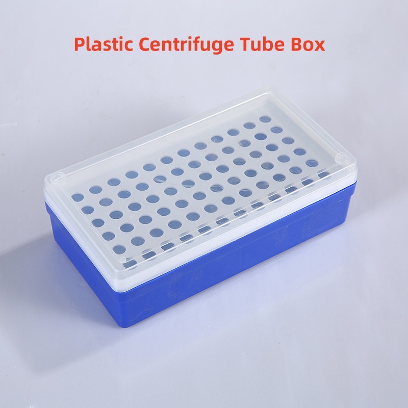Plastic centrifuge tube box laboratory PCR tube box with lid freezer ...