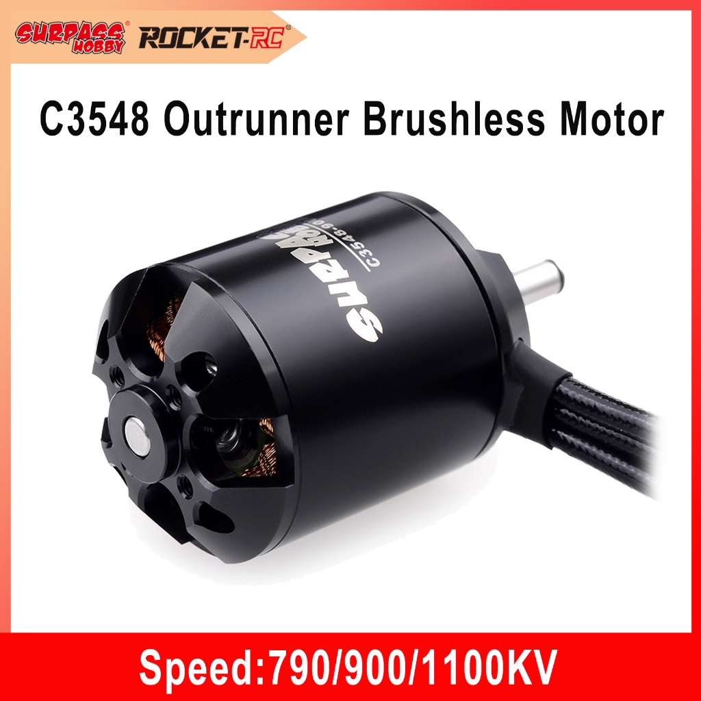 SURPASS HOBBY 3548 790KV 900KV 1100KV Brushless Motor For Fixed Wing ...