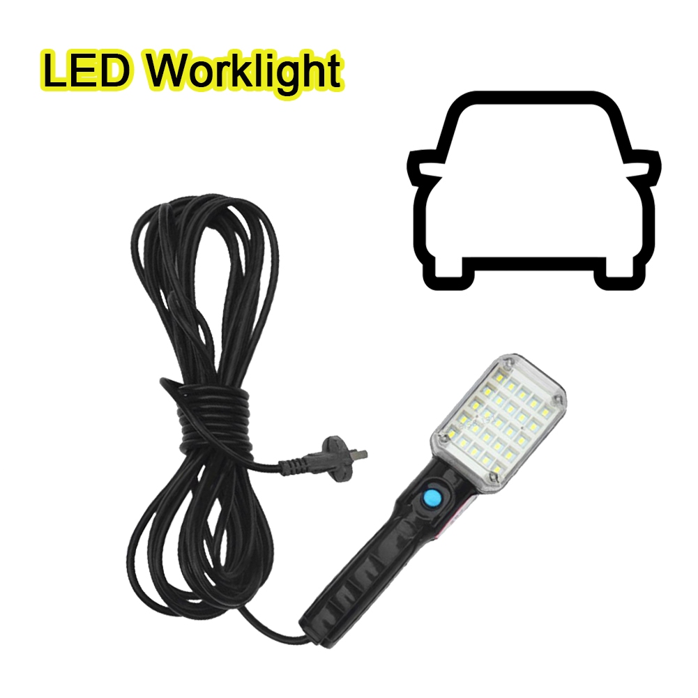 ☀DM AC 220V Handheld Magnetic LED Car Inspection Lamp Work Light Torch ...