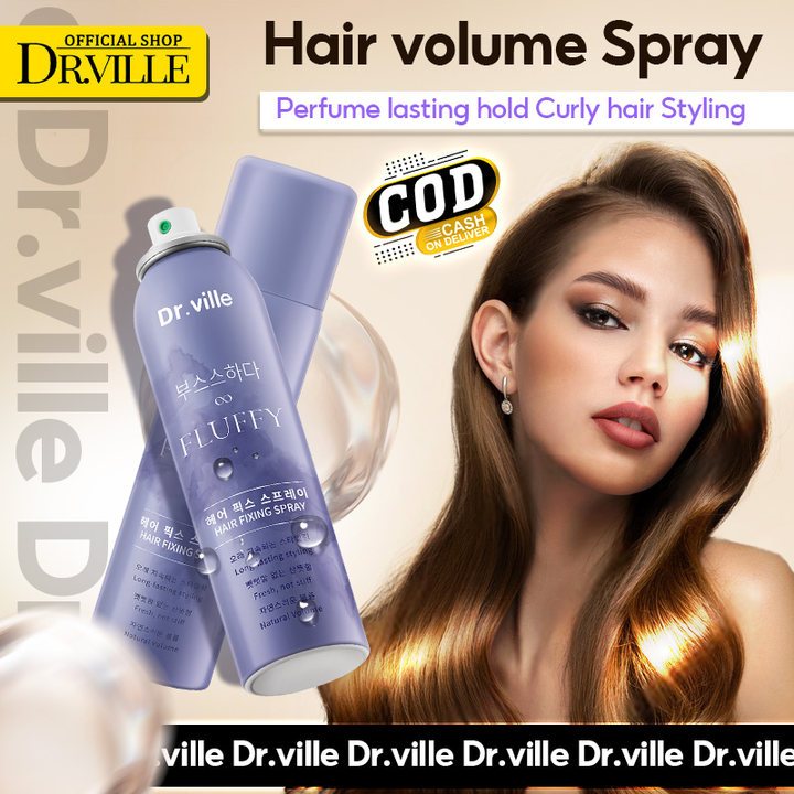 Dr.ville Korean BOBT hair spray for bangs Dry Hair Spray Hair Fluffy ...