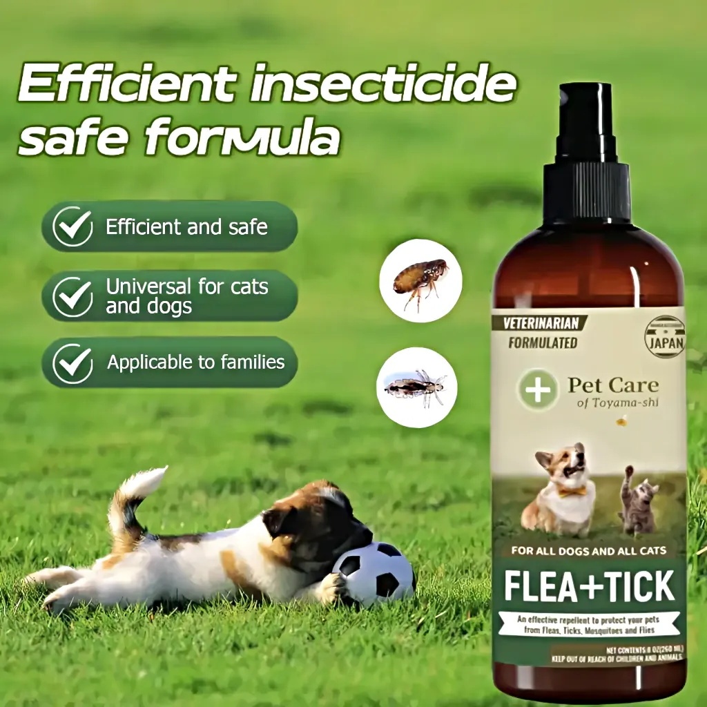 Tick and Flea Spray Garapata Remover For Dog And Cats Dog Lice Killer ...