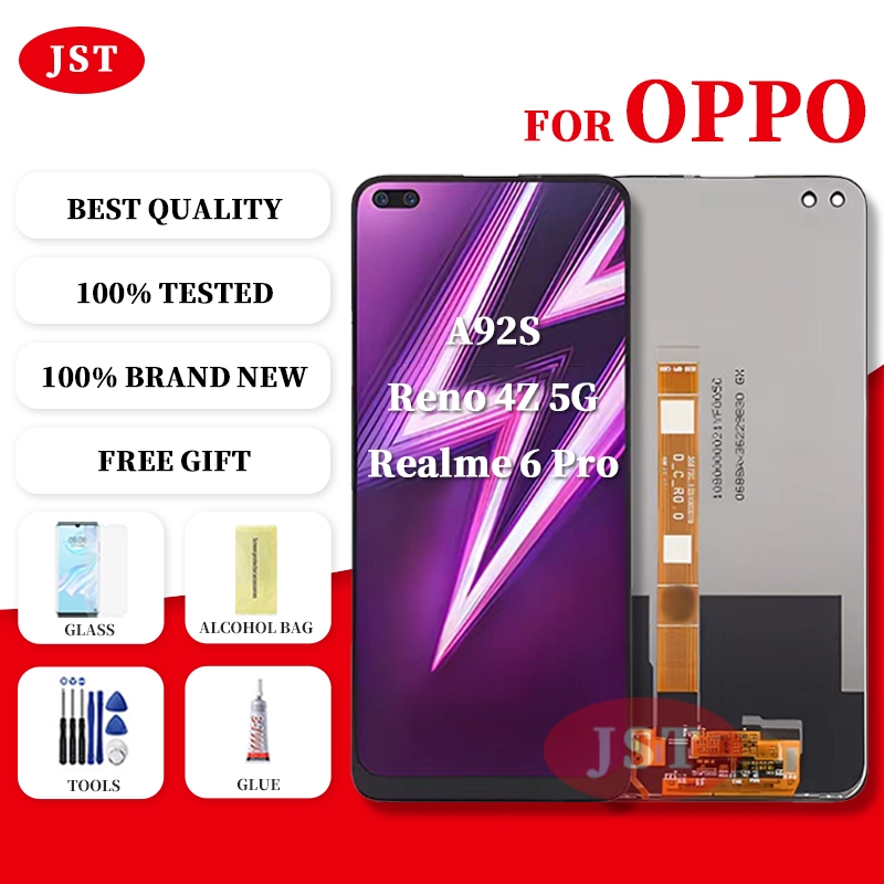 For Oppo Realme 6 Pro A92S Reno 4Z 5G LCD Display Touch Screen | Shopee ...