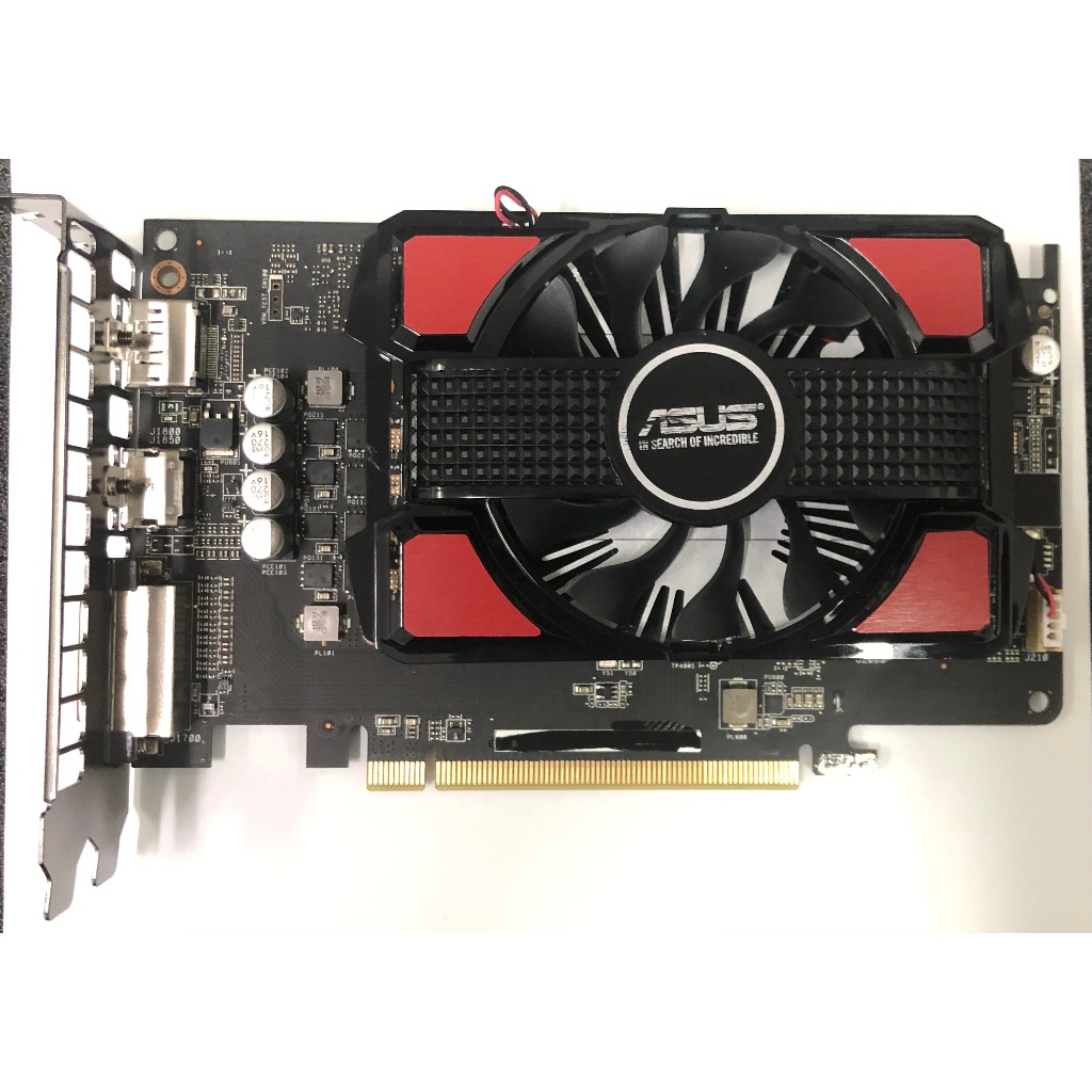 ASUS RX550 RX 550 2GB GDDR5 PCIe Graphics Card DVI HDMI DP | Shopee ...