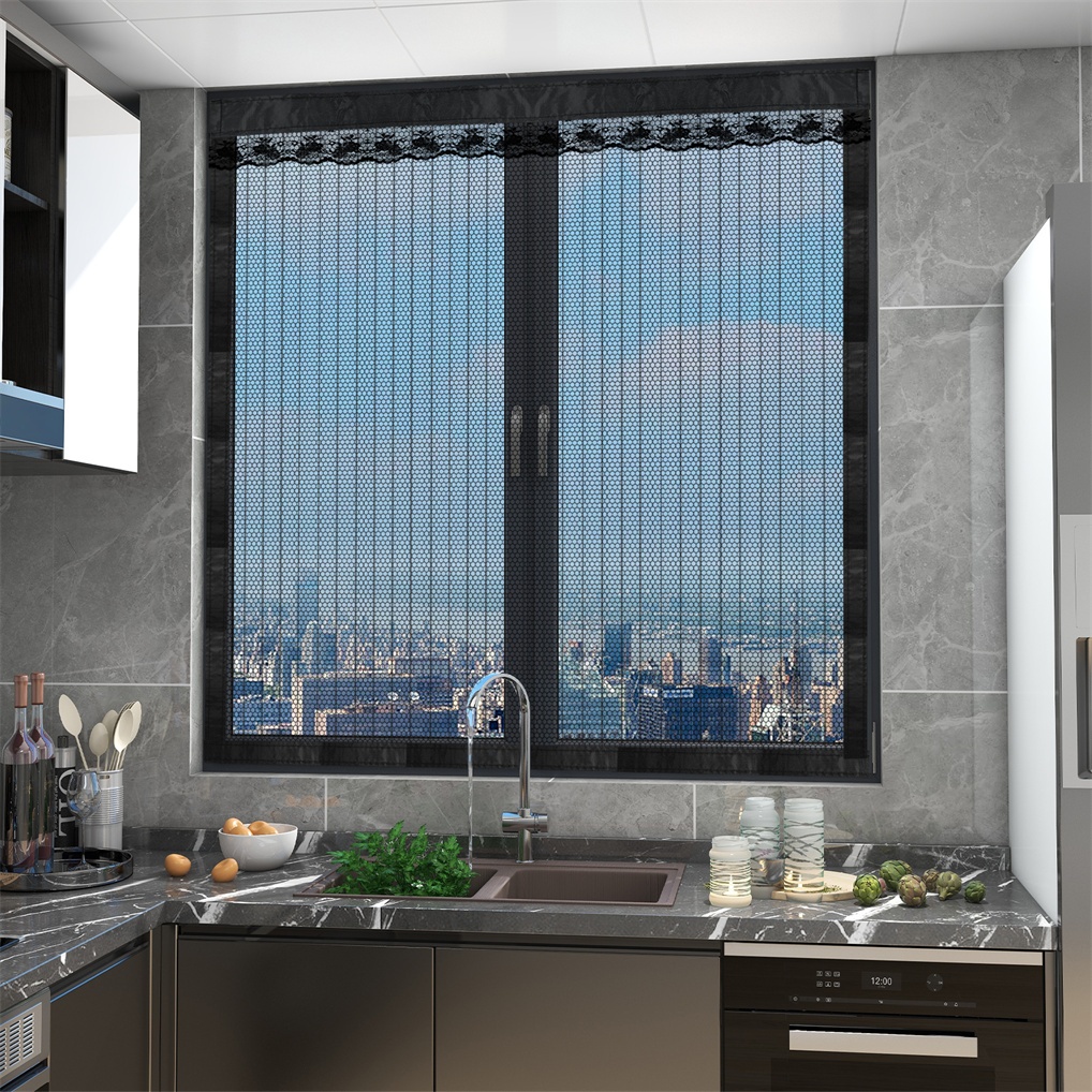 Magnetic Mesh Nets Window Screen Anti-Mosquito Insect Fly Bug Curtain ...