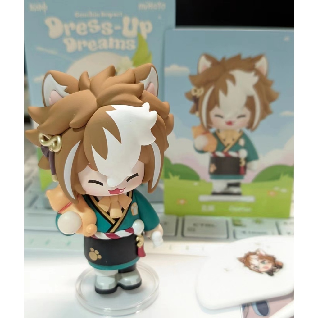 Popmart Genshin impact Cross-Dressing Comics Thought Theme Q Version ...