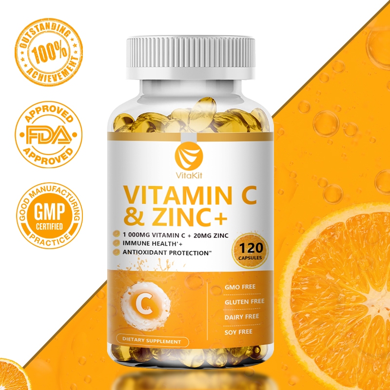 Vitamin C 1000mg, Vitamin C Zinc, Vitamin C 1000mg 120 capsules, Zinc ...