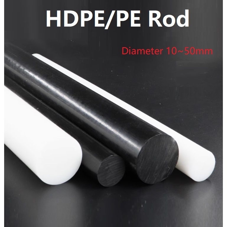 HDPE Rod Black White Ultra-high polymer Polyethylene Rod UHMW Rod PE ...