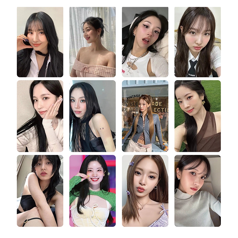 50-55pcs TWICE Photocards Laser Hologram Lomo Cards With You I GOT YOU MISAMO Nayeon Jeongyeon ...