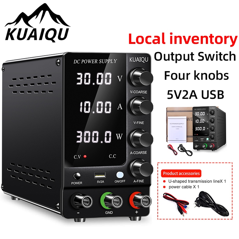 NICE-POWER Adjustable DC Power Supply 30V 10A 60V 5A 120V 3A LCD 4 ...