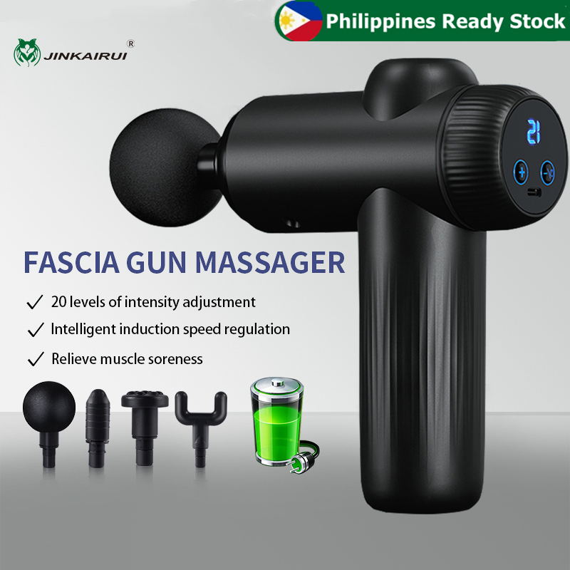 Jinkairui Massager Gun Electric Fascial Gun for Muscle Relaxation ...