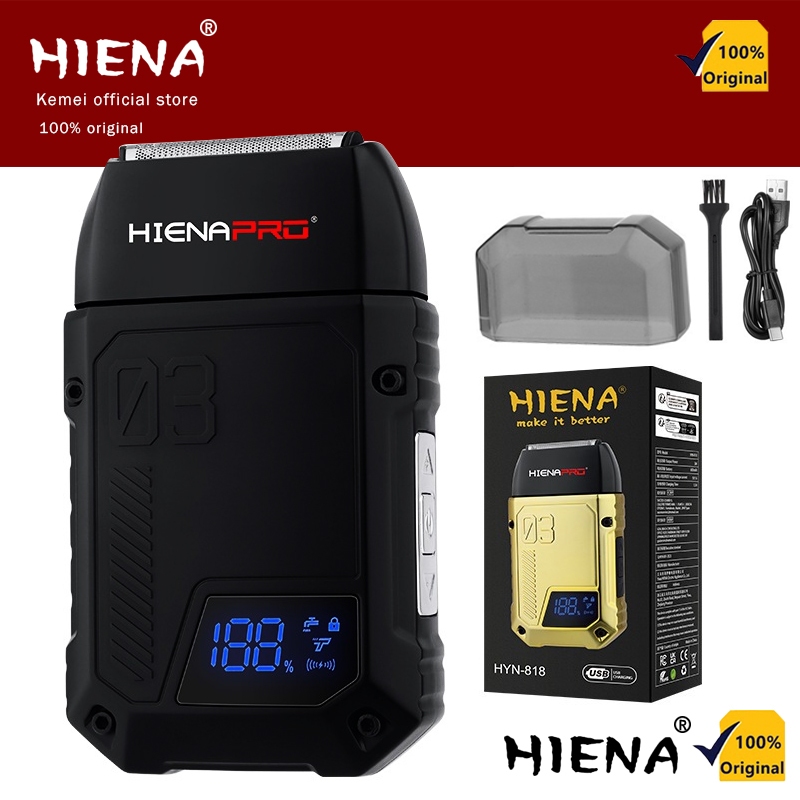 HIENA Rechargeable Shaver Eelectric Mini Shaver Compact for Travel ...