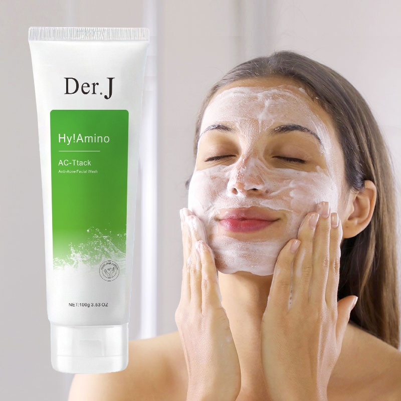 Der.j Anti-Acne face wash Oil Control Cleanser Refreshing Acne Removal Moisturizing Facial ...
