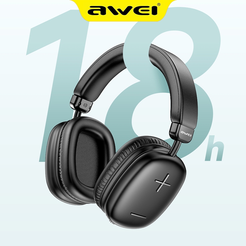 Awei AT6 Wireless Headphone Super Bass Bluetooth Original Headset ...