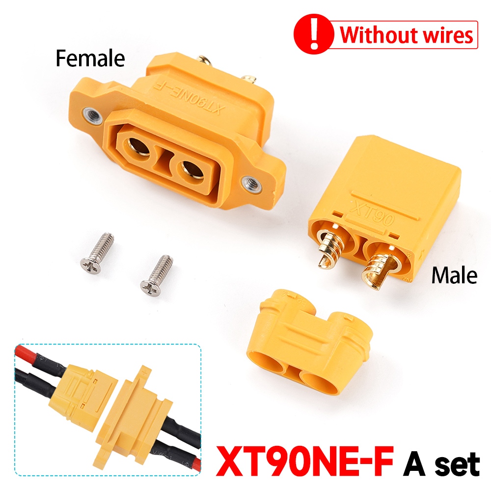XT90NE-F Male/Female Plug Connector Lithium Battery Charging Large ...