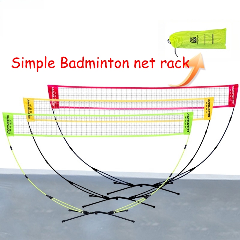 3M Badminton Net Rack Portable Household Folding Simple Outdoor Net ...