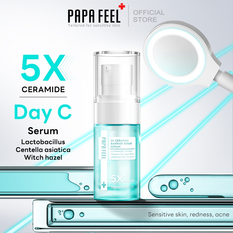PAPA FEEL 5X Ceramide Skin Barrier Repair Serum 20ml Skin Soothing ...