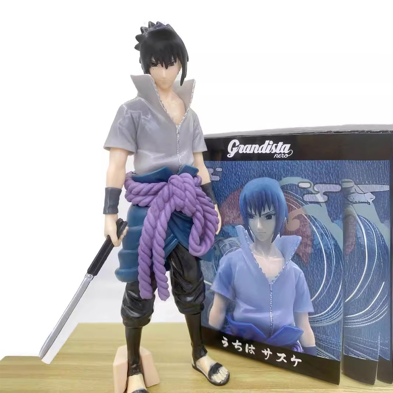 27cm Kishimoto Masashi Anime Naruto Shippuden Standing Position Uchiha ...