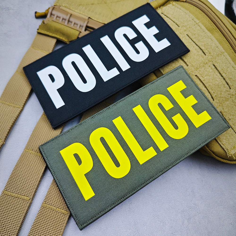 Heat Transfer Law Enforcement Department POLICE Tactical Vest Sticker ...