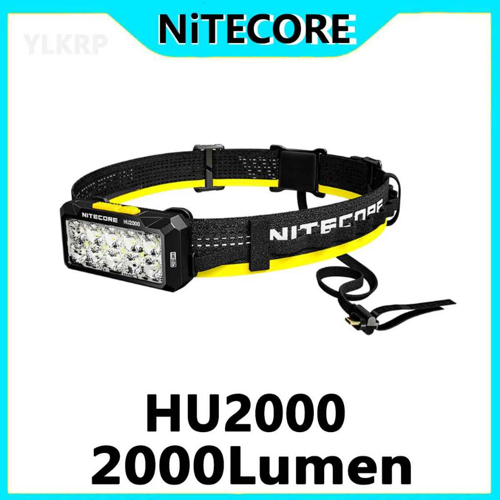 NITECORE HU2000 High Output Split-Type Work Headlamp 2000 Lumens USB-C Recharge LED Headlight ...