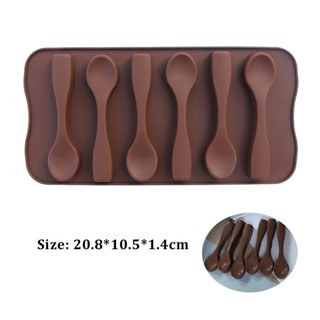Fashion Food Grade DIY Spoon Silicone Mold Hand made Baking Brand Cake ...