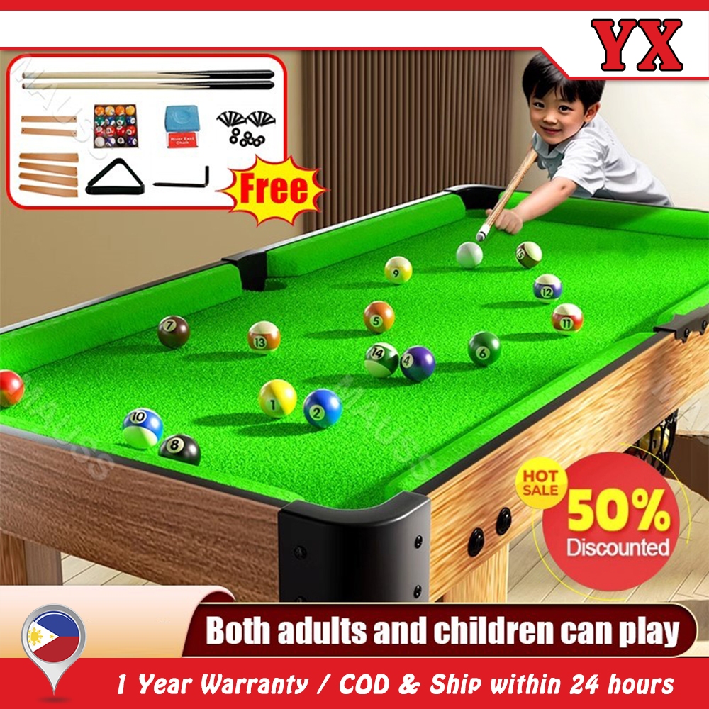 New 36x20 Inches Mini Billiard Table For Kids Wooden Tabletop Pool ...