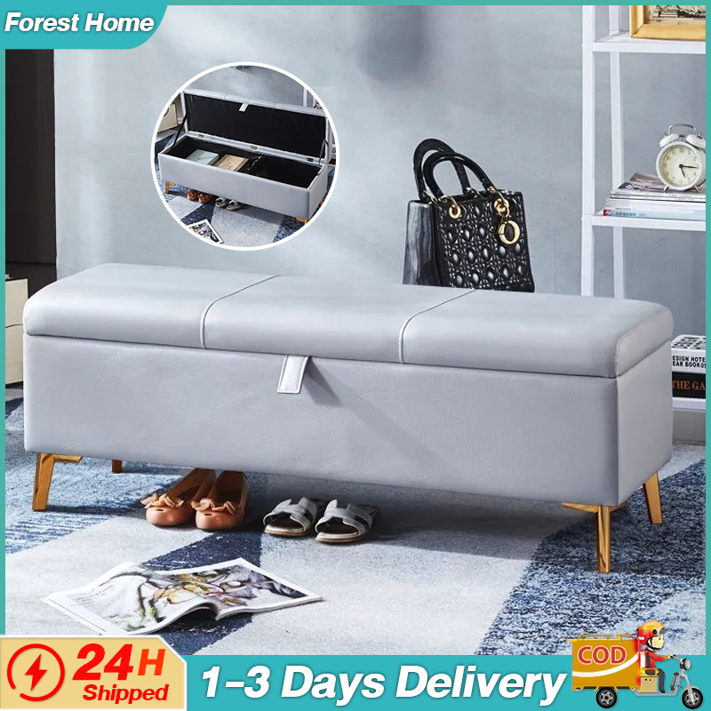 Ottoman Storage Stool Sofa With Storage Benches Chair Box Organizer ...