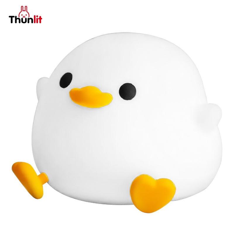 Thunlit Squishy Duck Light USB Rechargeable Cute Silicone Duck Lamp ...