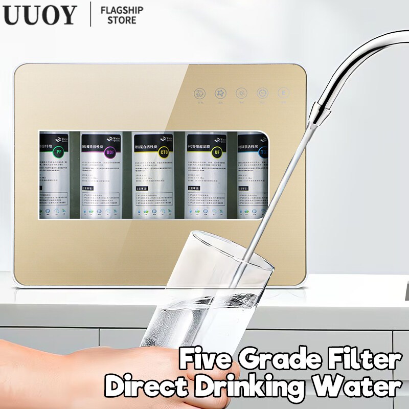 UUOY Water Filter Water Purifier Kitchen Tap Water Filtration System 5 ...