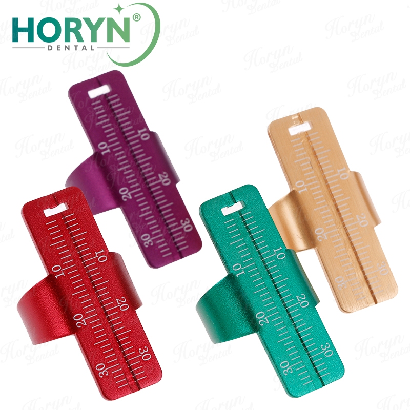 Dental Rulers Aluminium Dentist Endo Finger Rulers Measure Scale ...
