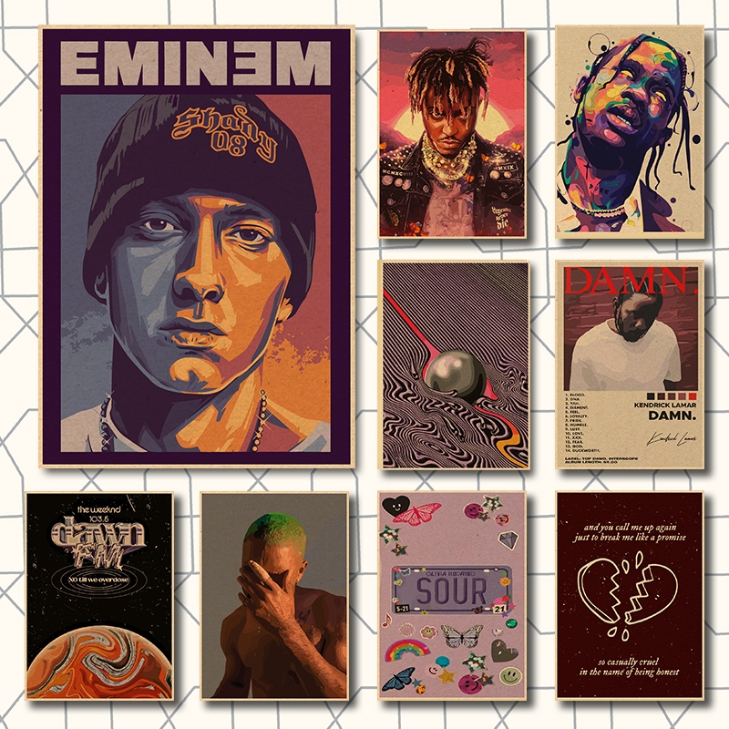 Famous Music Stars Posters Michael Jackson Posters Retro Kraft Paper ...