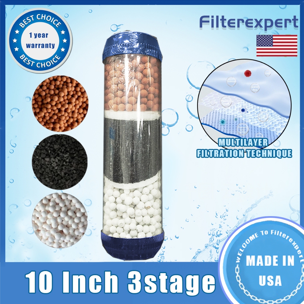 10 inch alkaline 3 layers filter cartridge Alkaline Water 3 In 1 ...