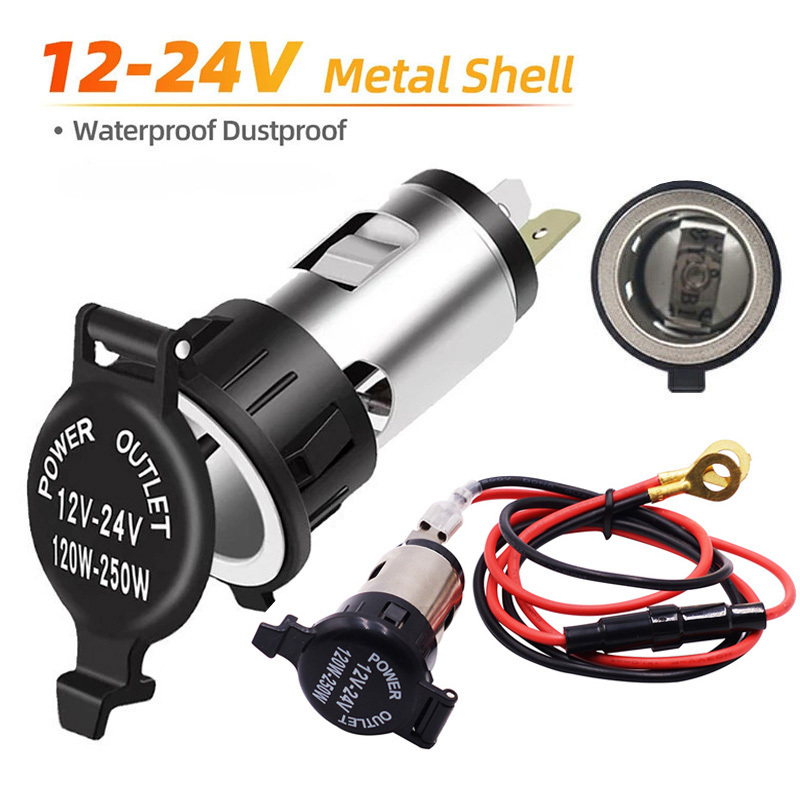 12-24V/120-250W Waterproof Car Charger Car Power Socket Charger Socket ...