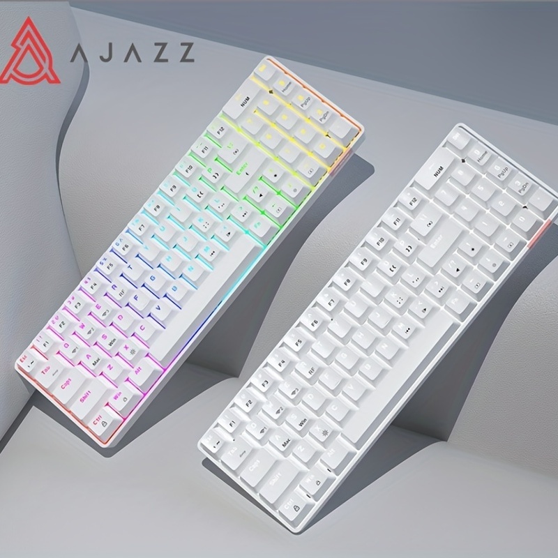 Ajazz Ak692 Bluetooth Wireless Mechanical Keyboard 69 Key Hot Swappable ...