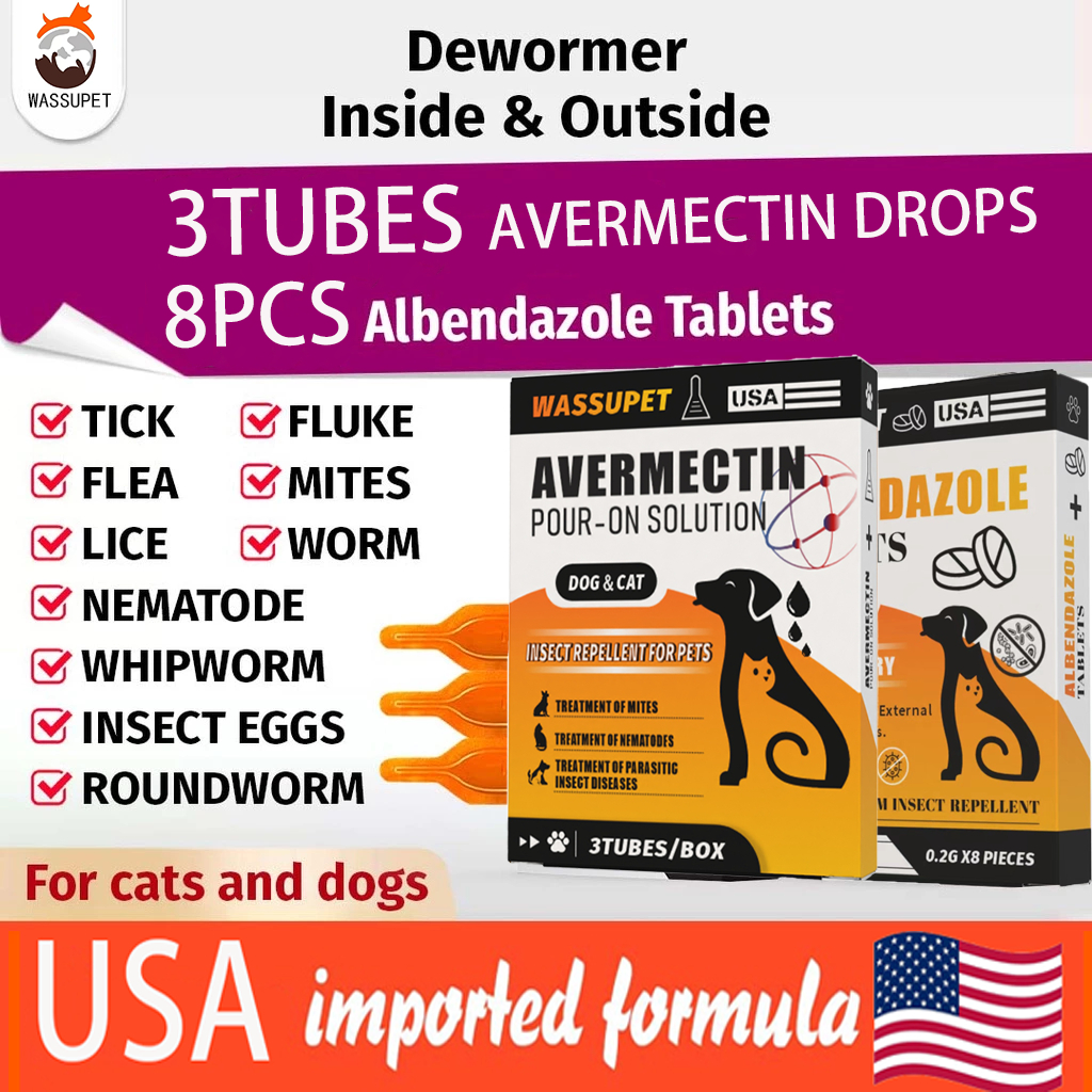WASSUPET Tick and Flea for Dog 3TUBES/BOX Anti Tick Garapata Flea ...