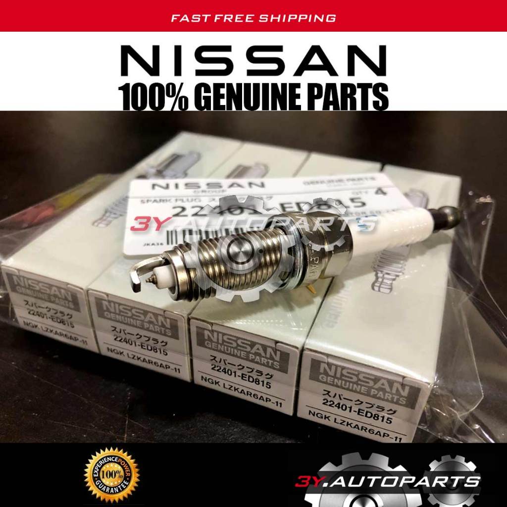 NEW ORIGINAL 100% 22401-ED815 LZKAR6AP-11 NISSAN NGK IRIDIUM SPARK PLUG ...