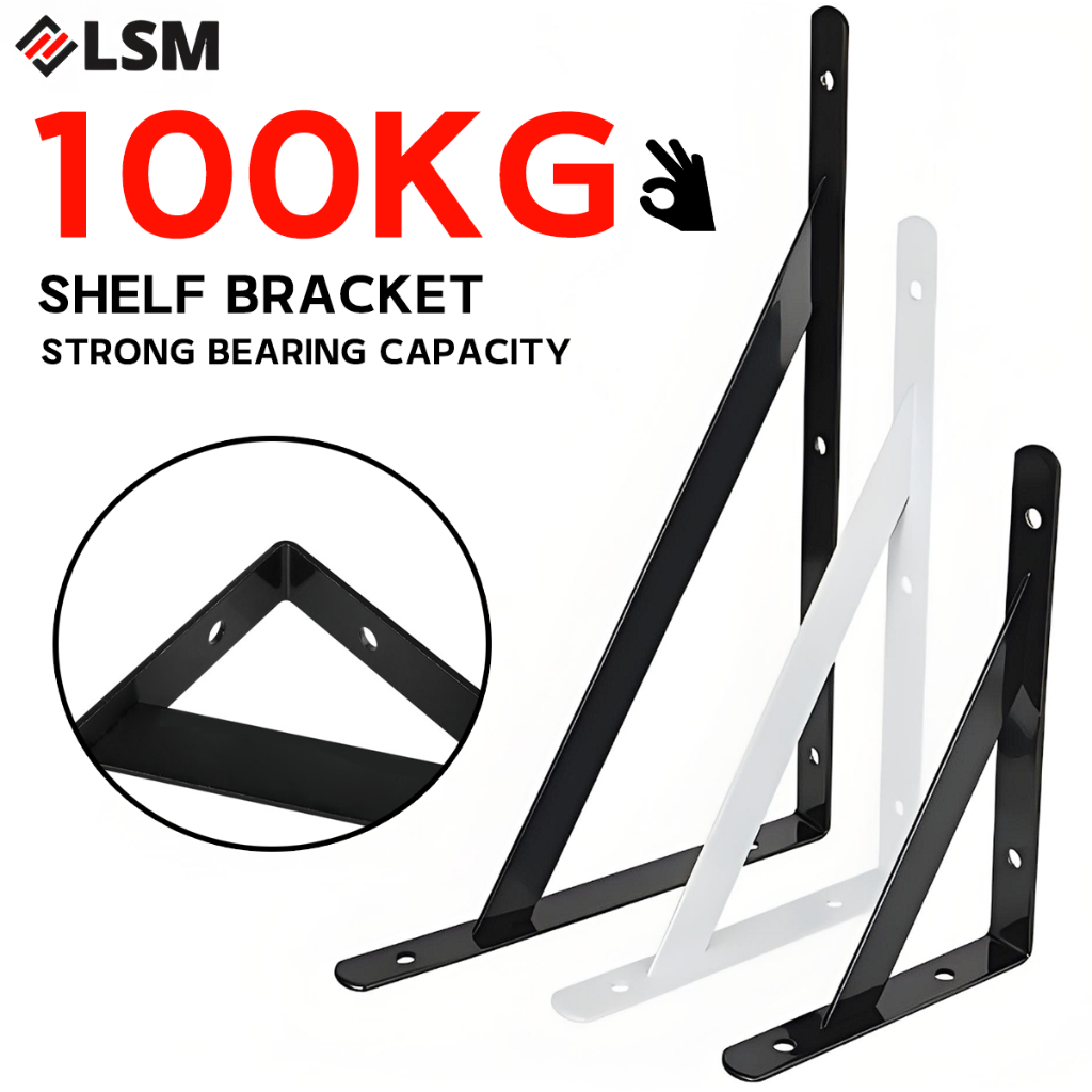 Triangular Bracket Anti-rusty Heavy Duty Shelf Wall Triangle Bracket ...