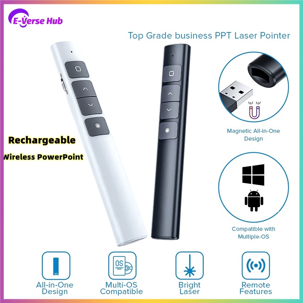 Red Laser PowerPoint Remote Control PPT Presentation Pen USB Wireless ...