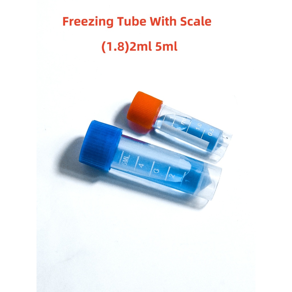 Freezing Tube With Scale Laboratory Screw Mouth Commonly Used Plastic ...