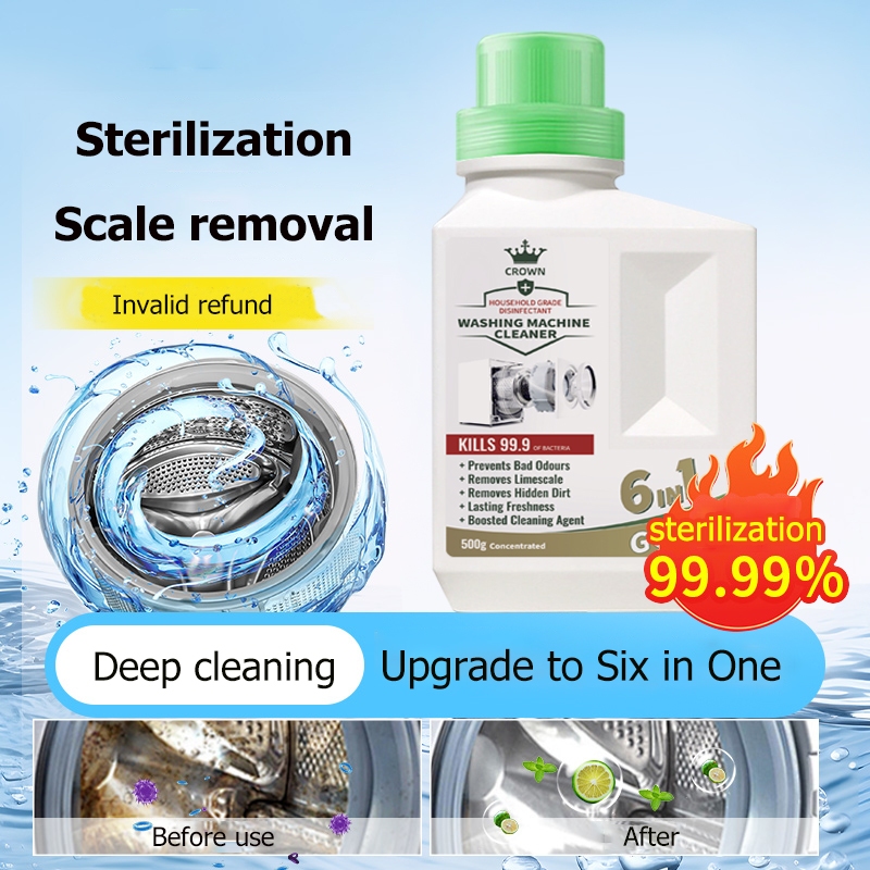 500G Washing Machine Cleaner deep clean Stain Removal laundry soap for ...