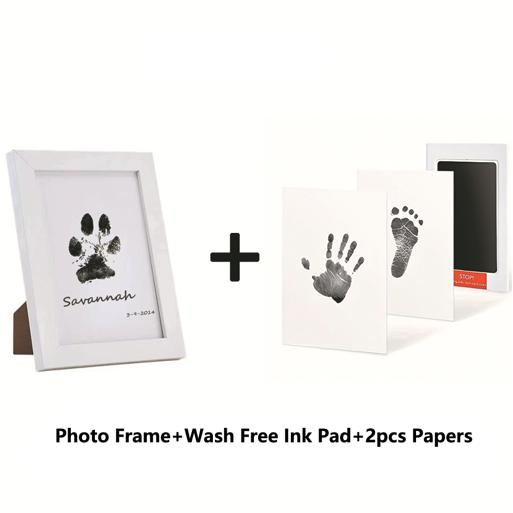 Newborn Baby Handprint and Footprint Ink Pad Clean Touch Ink Pad for ...