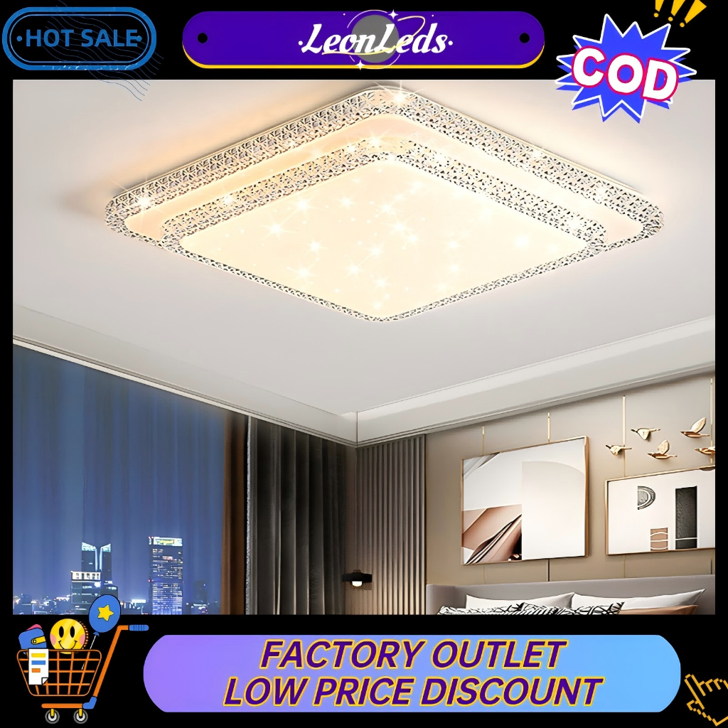 LED Nordic three-color ceiling light balcony simple ceiling light ...