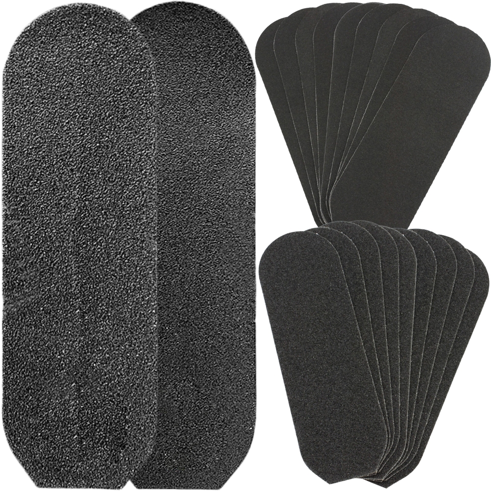 Paper Foot File 20Pcs Itim na Papel na Buhangin para sa Malambot na ...