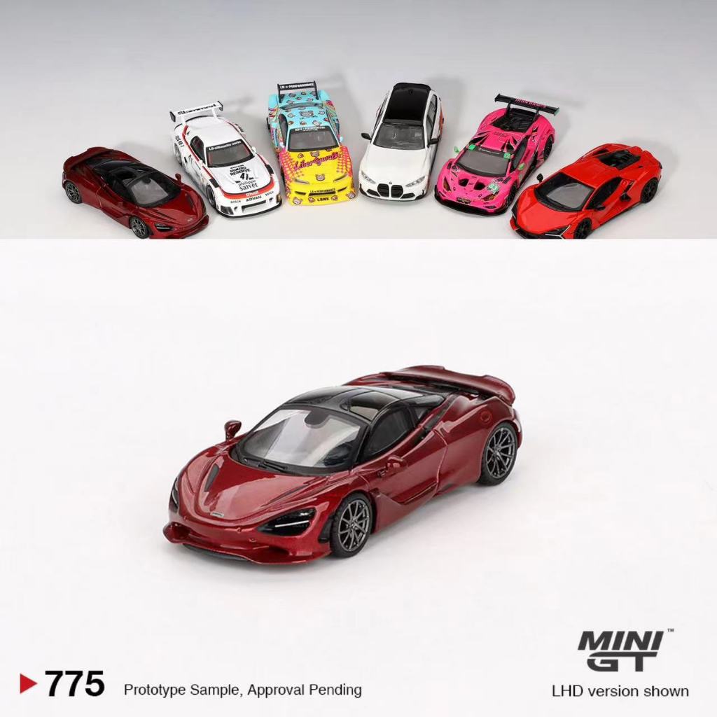 MINIGT 1:64 Model Car McLaren 750S Amaranth Alloy Die-cast Vehicle ...