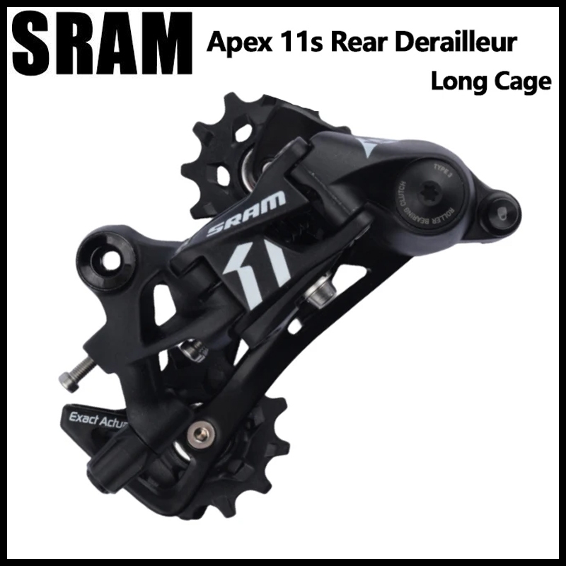 SRAM Apex 11 Speed Rear Road Bike Cycle Cycling Rival CX1 SGS Rear Derailleur Long Cage | Shopee ...